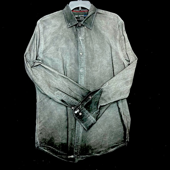George Roth | Shirts | George Roth Size Large 0 Vintage Style Cotton ...